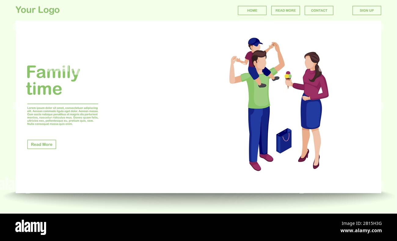 Family Infographic Design Template High Resolution Stock Photography ...