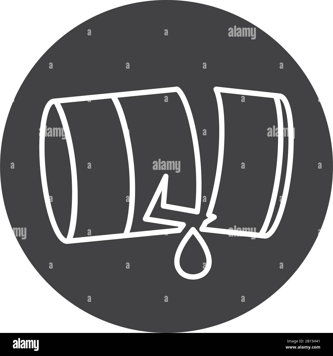 barrel line block style icon design, Oil industry Gas energy fuel ...
