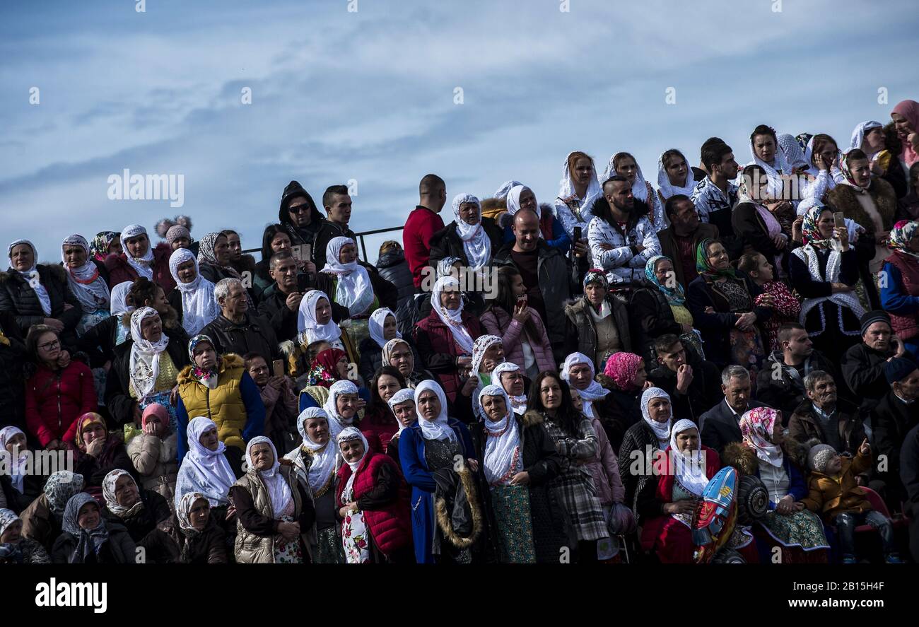 Ribnovo, Bulgaria. 23rd Feb, 2020. Bulgarian Pomaks (ethnic-Bulgarian ...