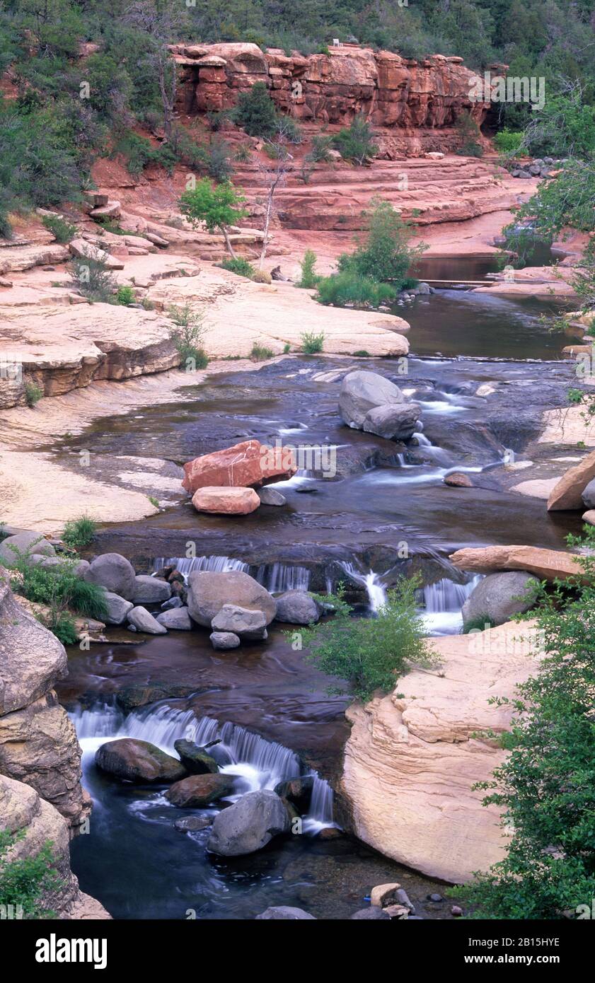 Oak Creek, Slide Rock State Park, Arizona Stock Photo - Alamy