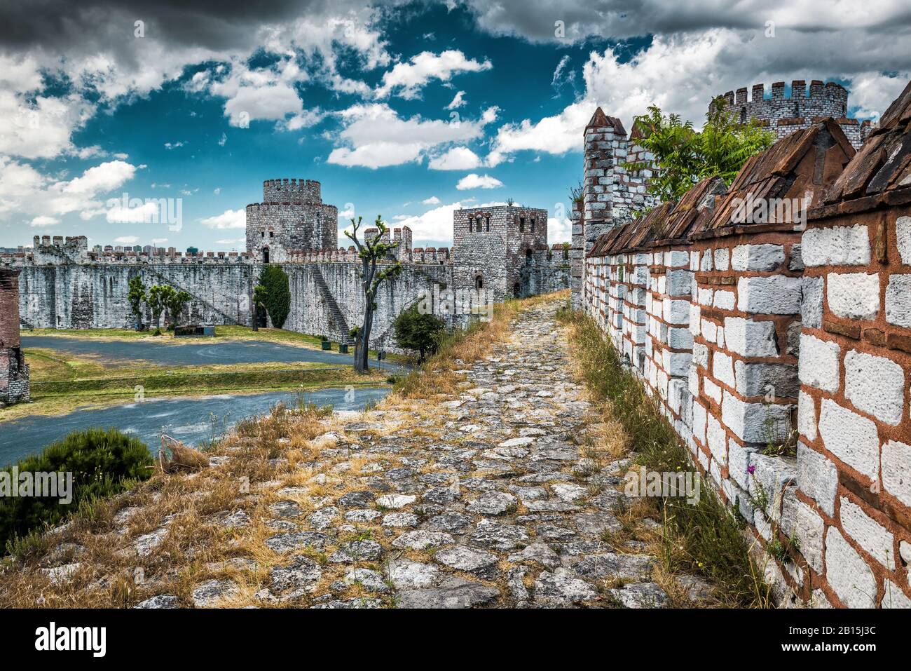 The Yedikule Fortress in Istanbul, Turkey. Yedikule fortress, or Castle ...