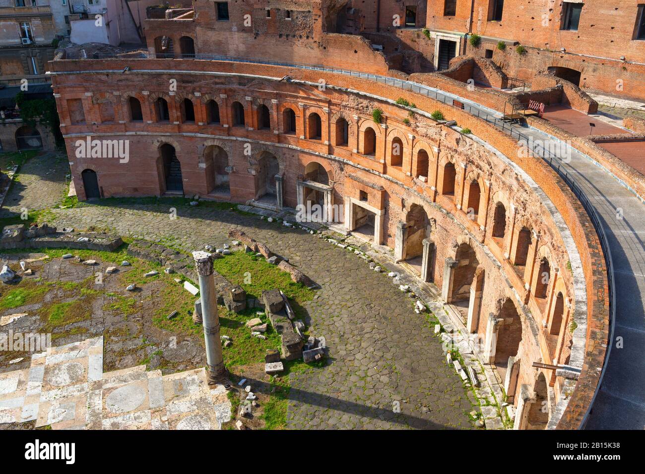 Market of Trajan in Rome, Italy Stock Photo - Alamy
