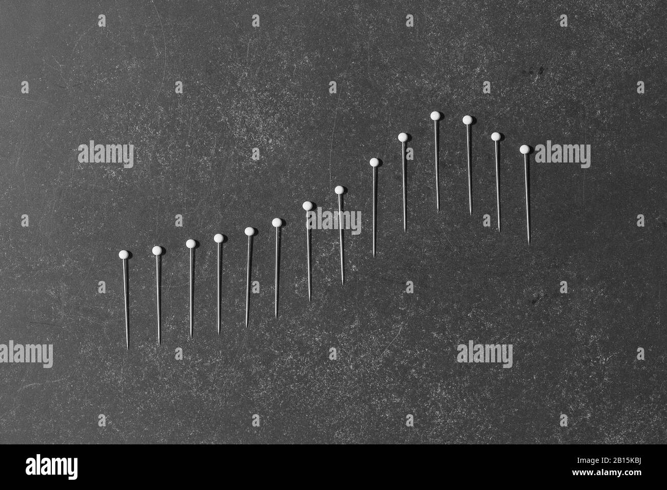 Sewing needles design Black and White Stock Photos & Images - Alamy