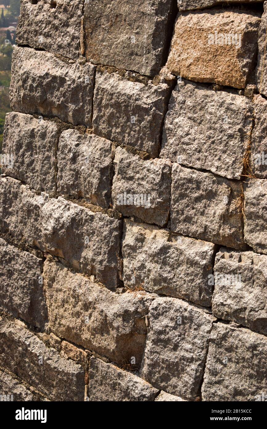 Pattern of Vintage Old rock stone Texture Red Color Background Stock ...