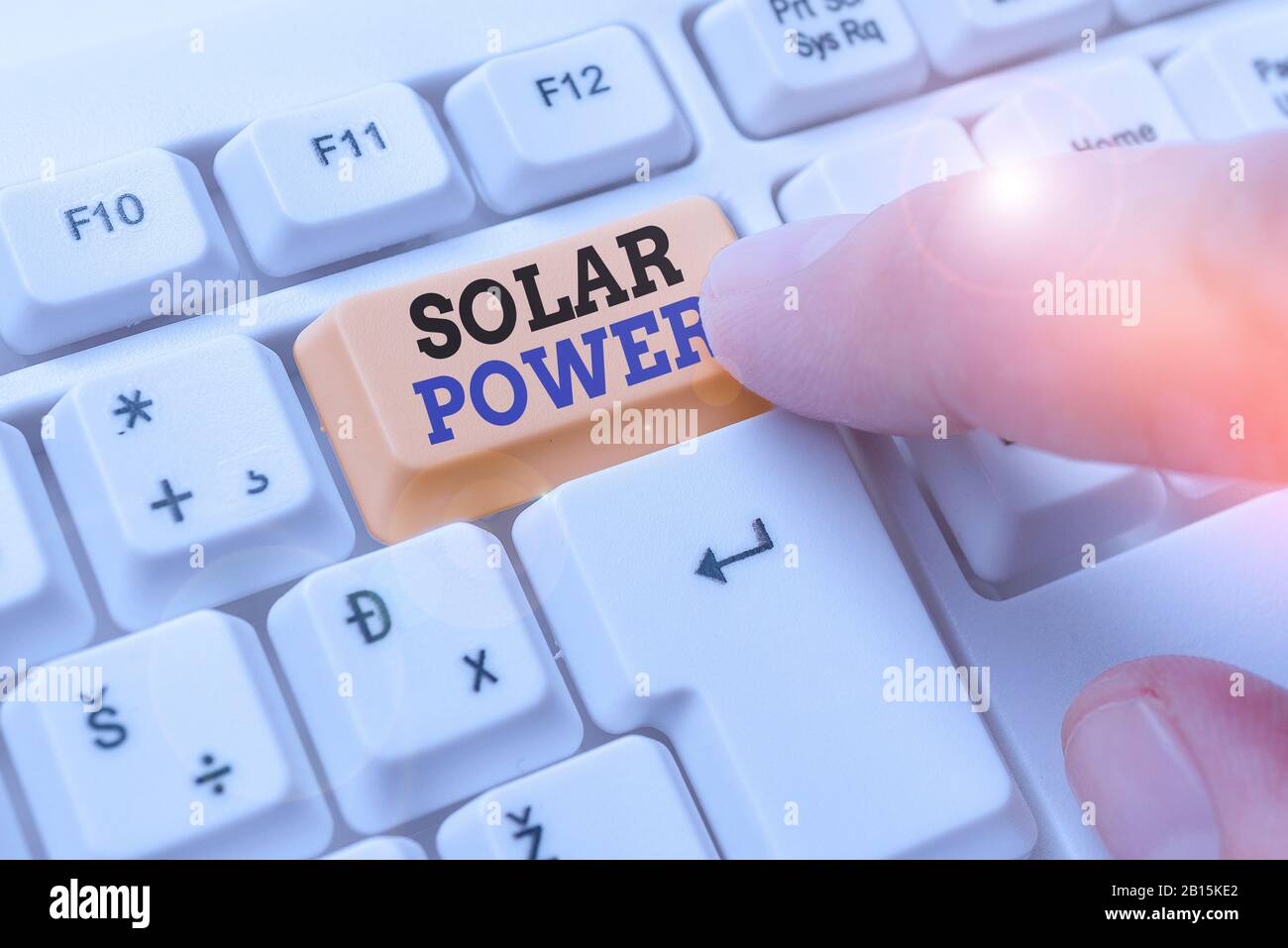 Word writing text Solar Power. Business photo showcasing the ...