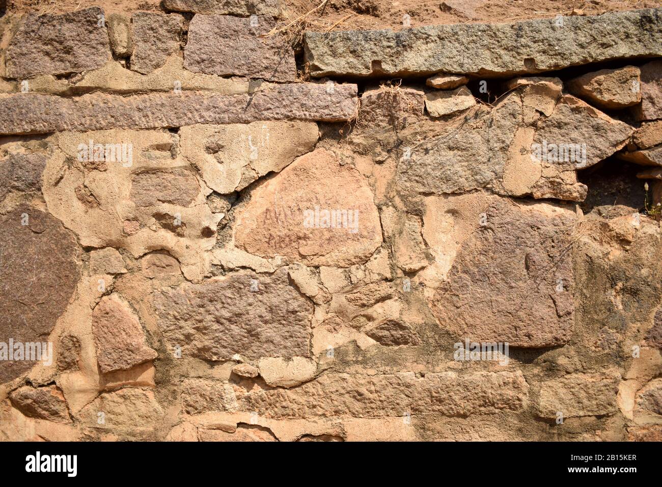 Pattern of Vintage Old rock stone Texture Red Color Background Stock ...