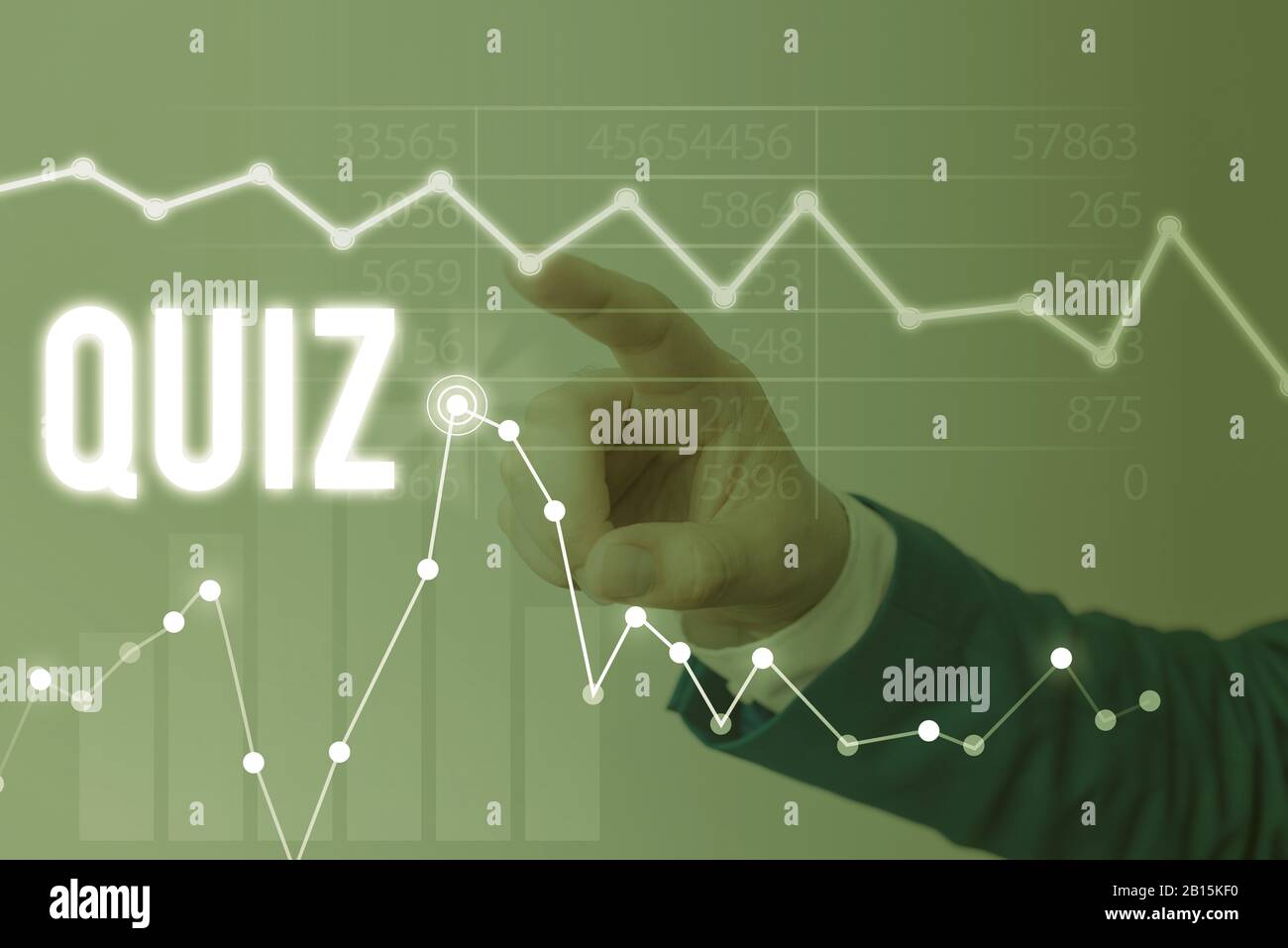 Handwriting text writing Quiz. Conceptual photo Brief informal test ...