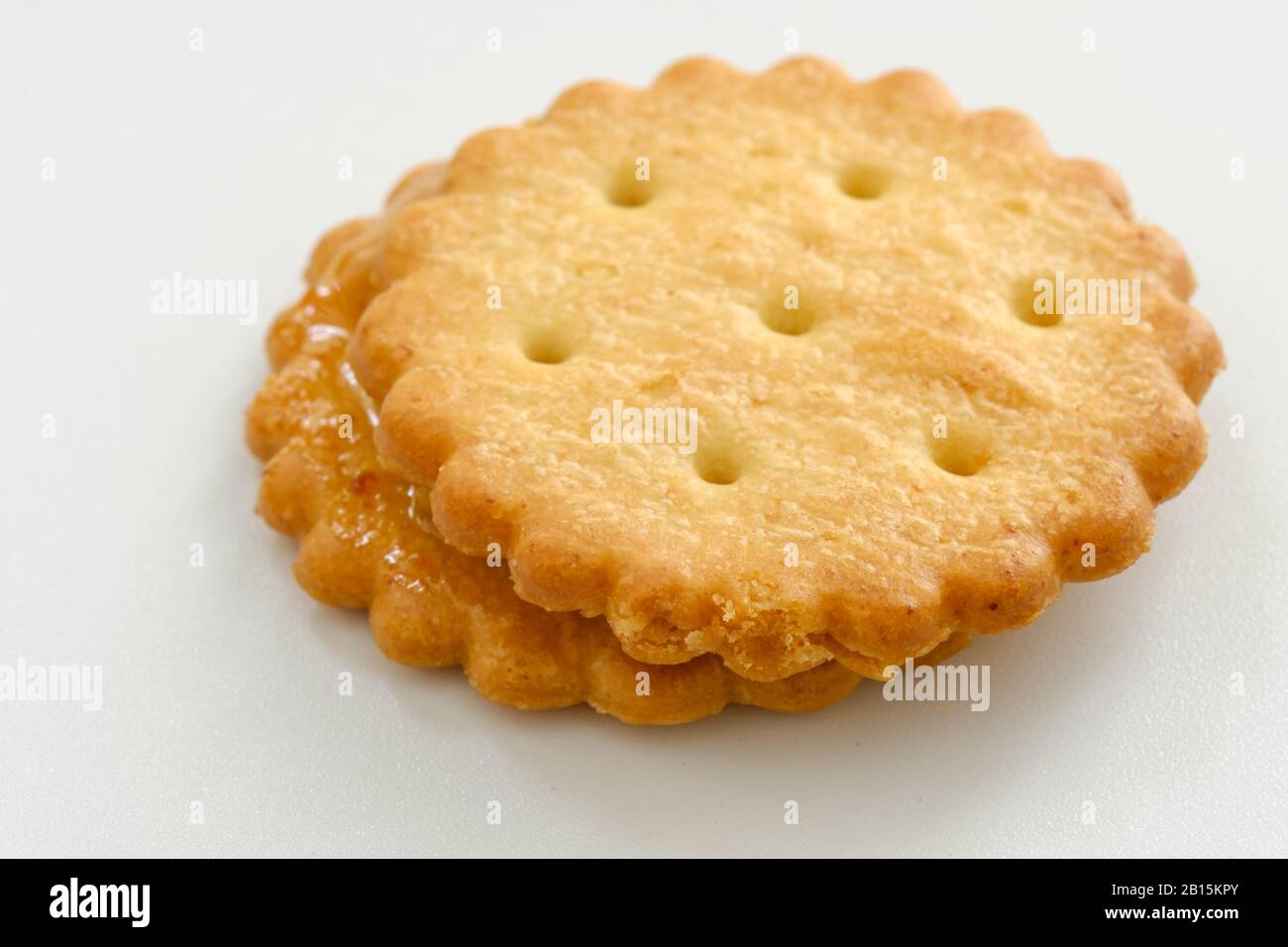 Stack of sweetmeal digestive biscuits isolated on white Stock Photo - Alamy