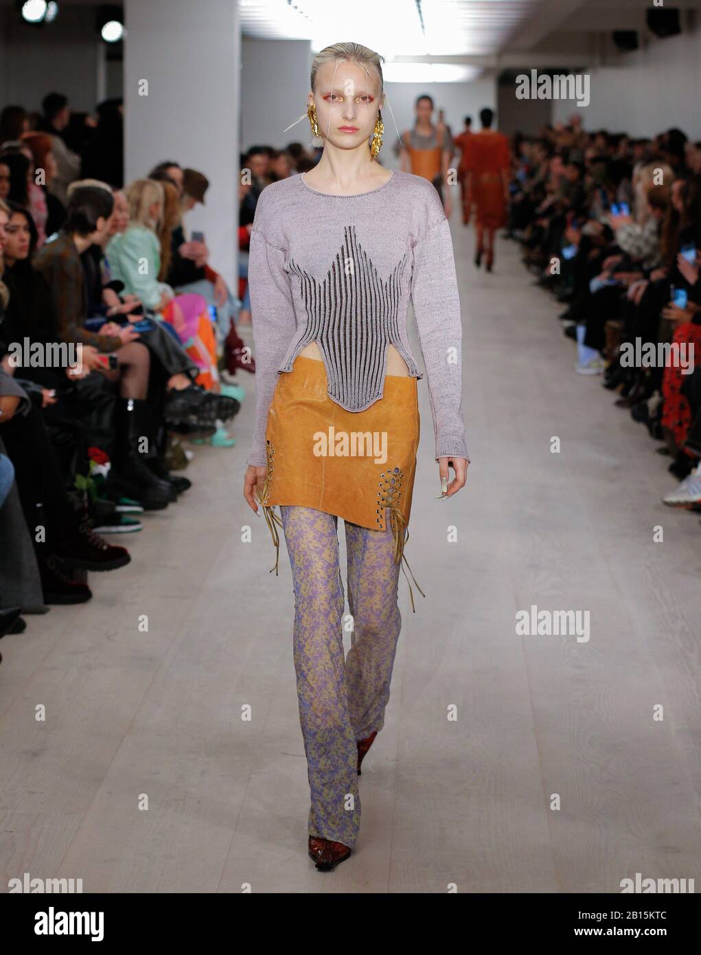 Fashion designer Charlotte Knowles new fashion collection catwalk ...