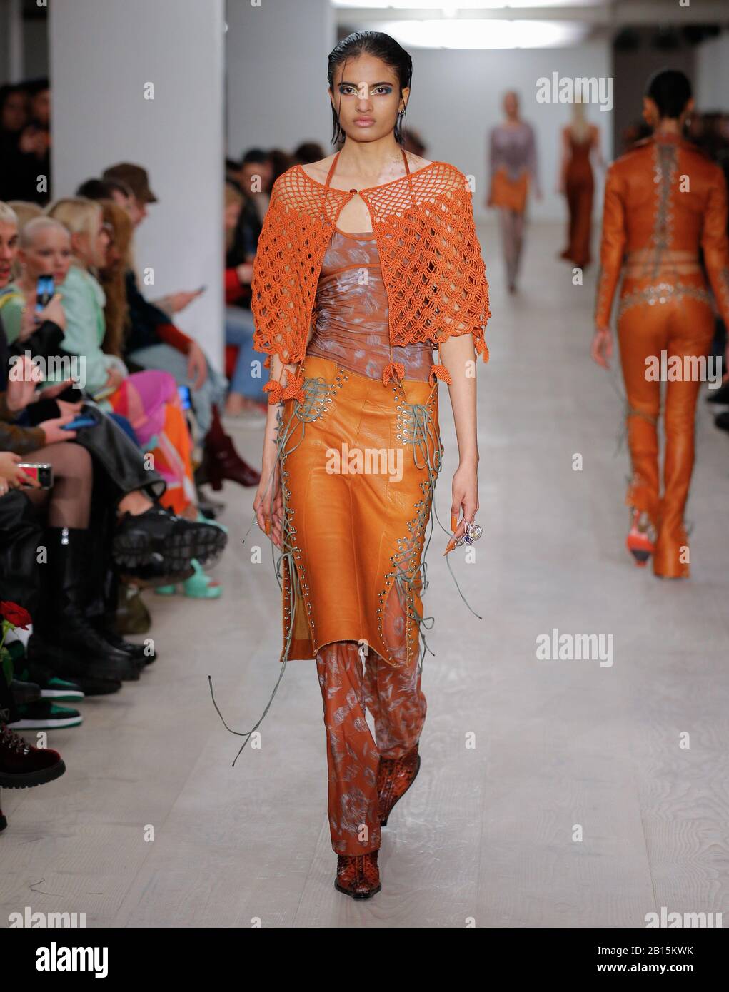 Fashion designer Charlotte Knowles new fashion collection catwalk ...