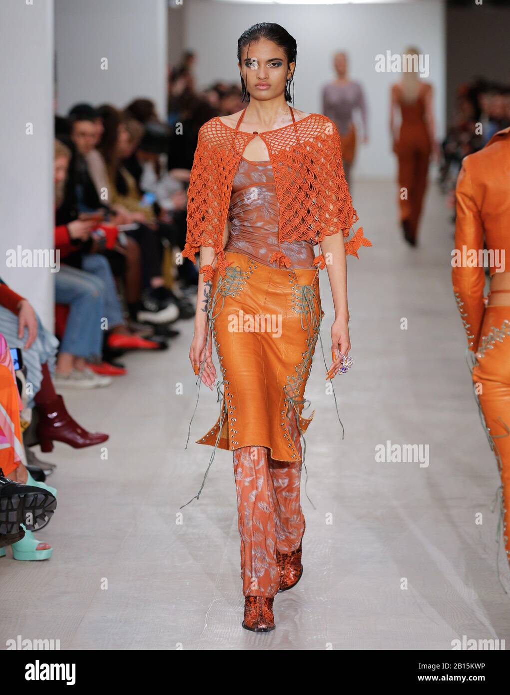 Fashion designer Charlotte Knowles new fashion collection catwalk ...