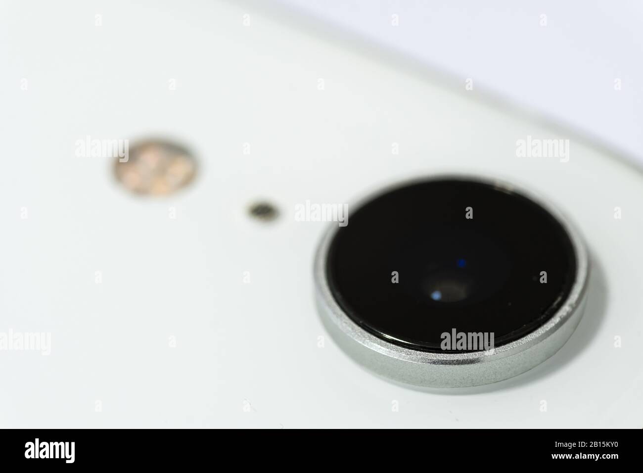 back Camera and flash of smart phone background Stock Photo - Alamy