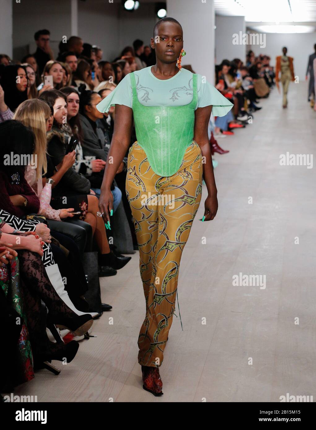 Fashion designer Charlotte Knowles new fashion collection catwalk ...