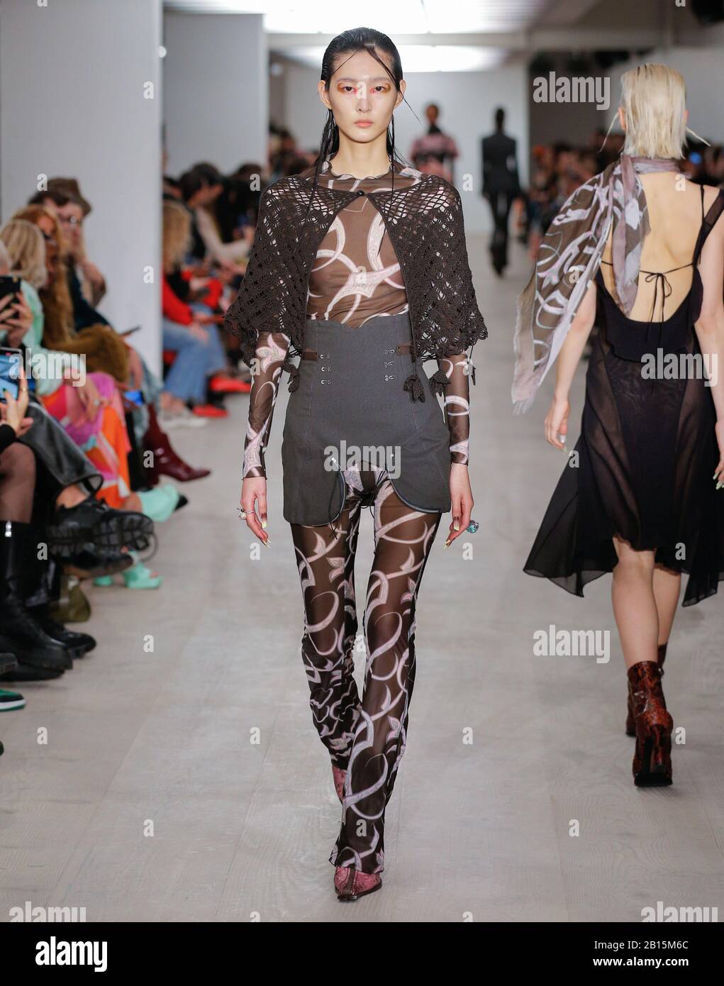 Fashion designer Charlotte Knowles new fashion collection catwalk ...