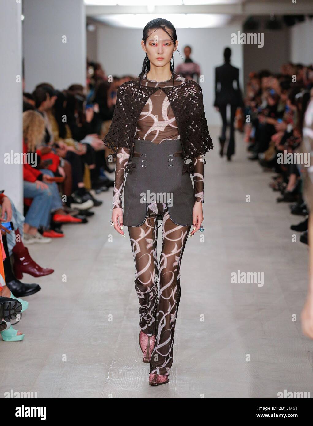 Fashion designer Charlotte Knowles new fashion collection catwalk ...