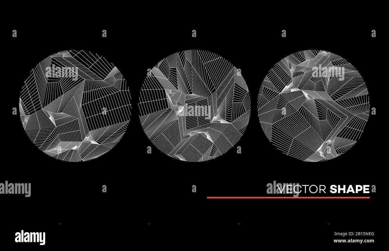 Sphere With Grid Lines Global Digital Connections Wireframe Abstract