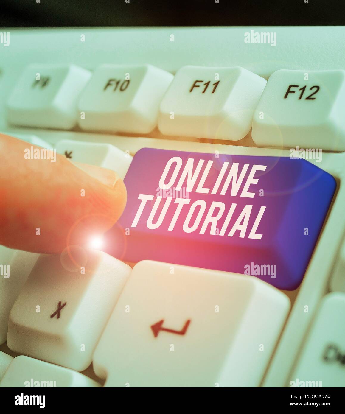 Conceptual hand writing showing Online Tutorial. Concept meaning ...