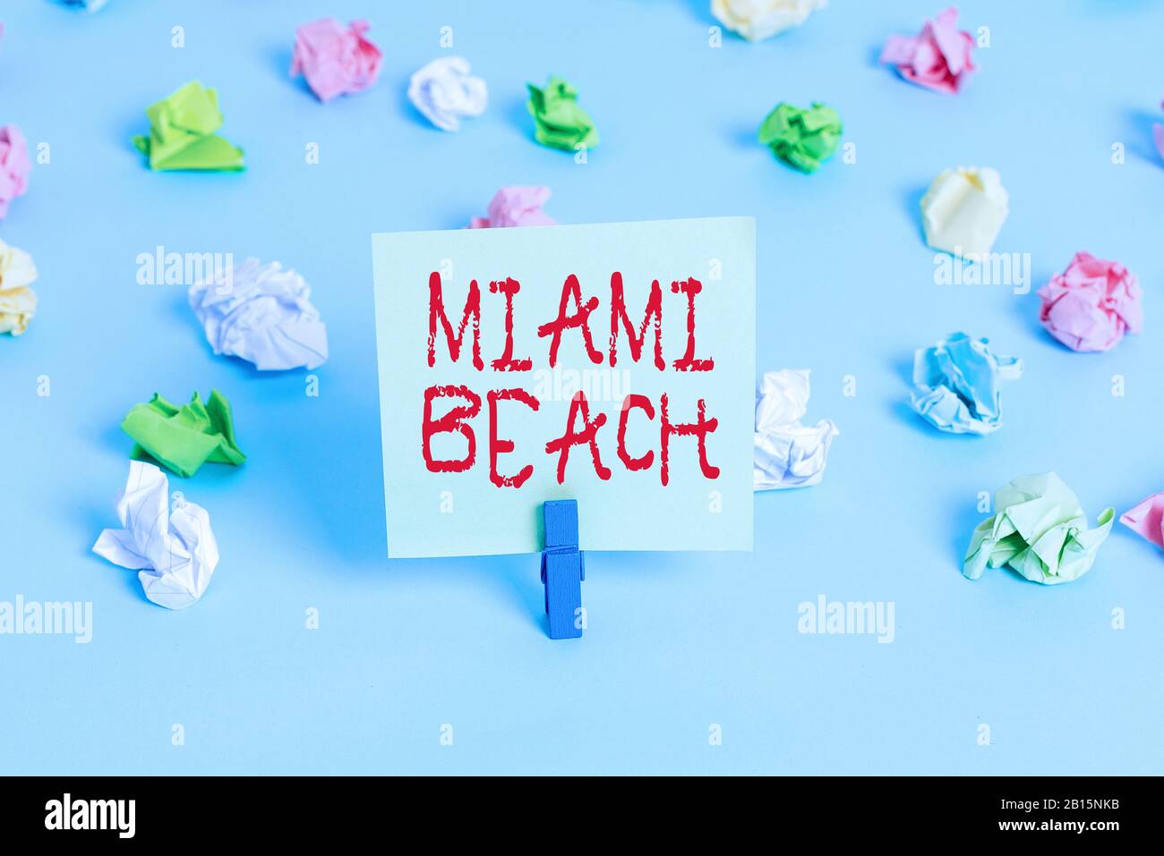 Word writing text Miami Beach. Business photo showcasing the coastal ...