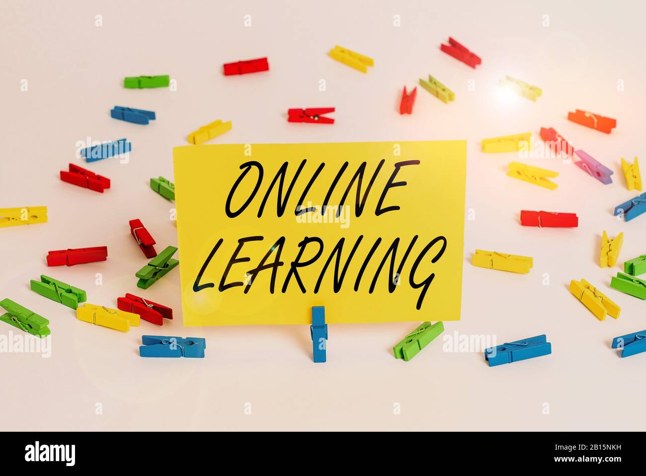 Handwriting text Online Learning. Conceptual photo educational tool ...