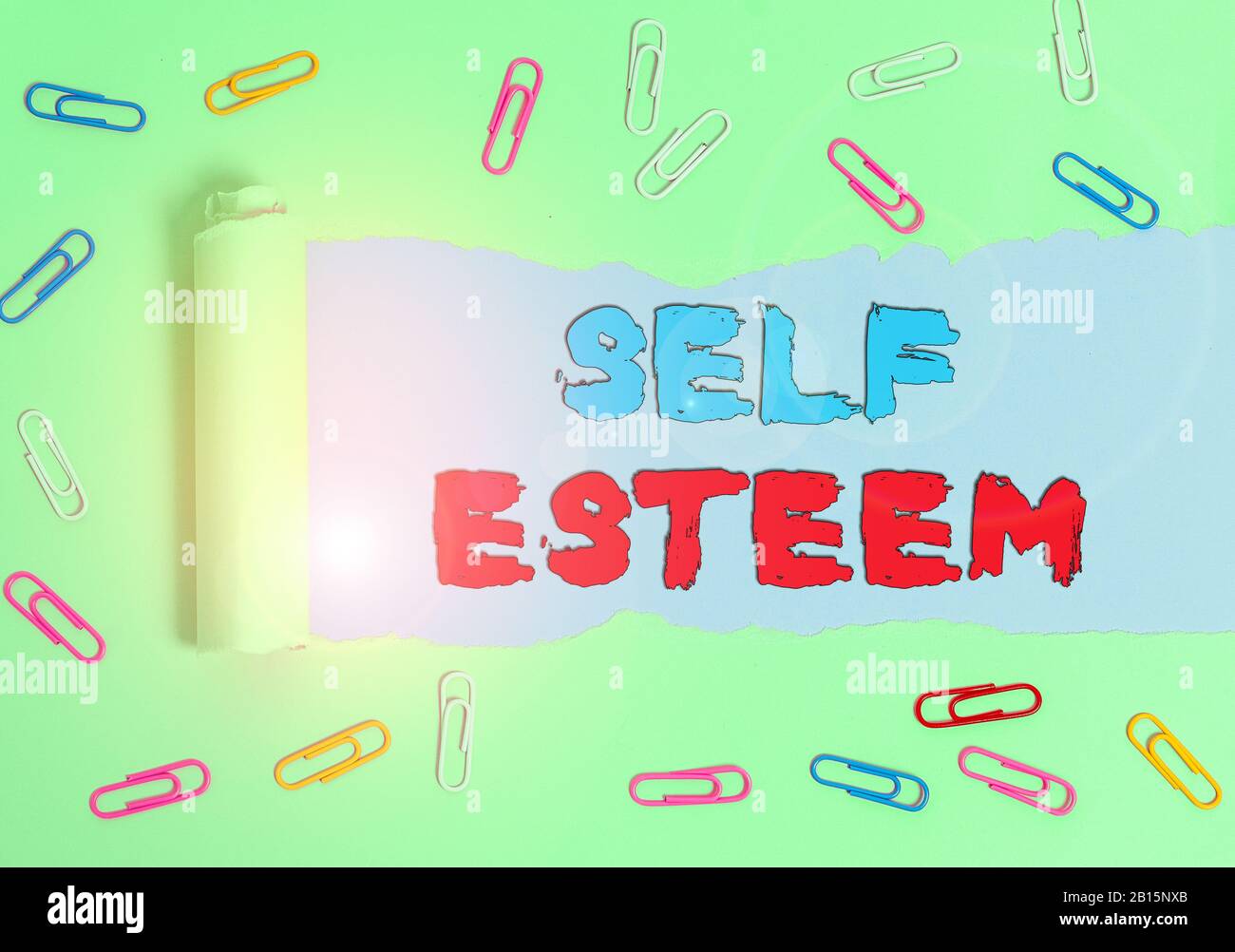 Conceptual hand writing showing Self Esteem. Concept meaning a feeling ...