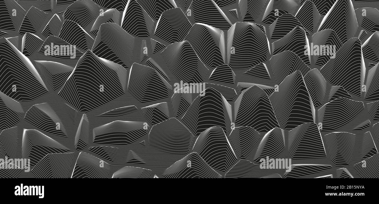 Abstract geometric composition with decorative triangles grid. Vector ...