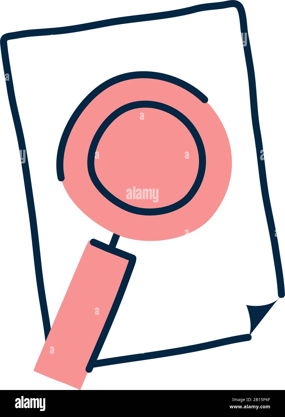 lupe and paper doodle line fill style icon design, Ornament sketch art ...