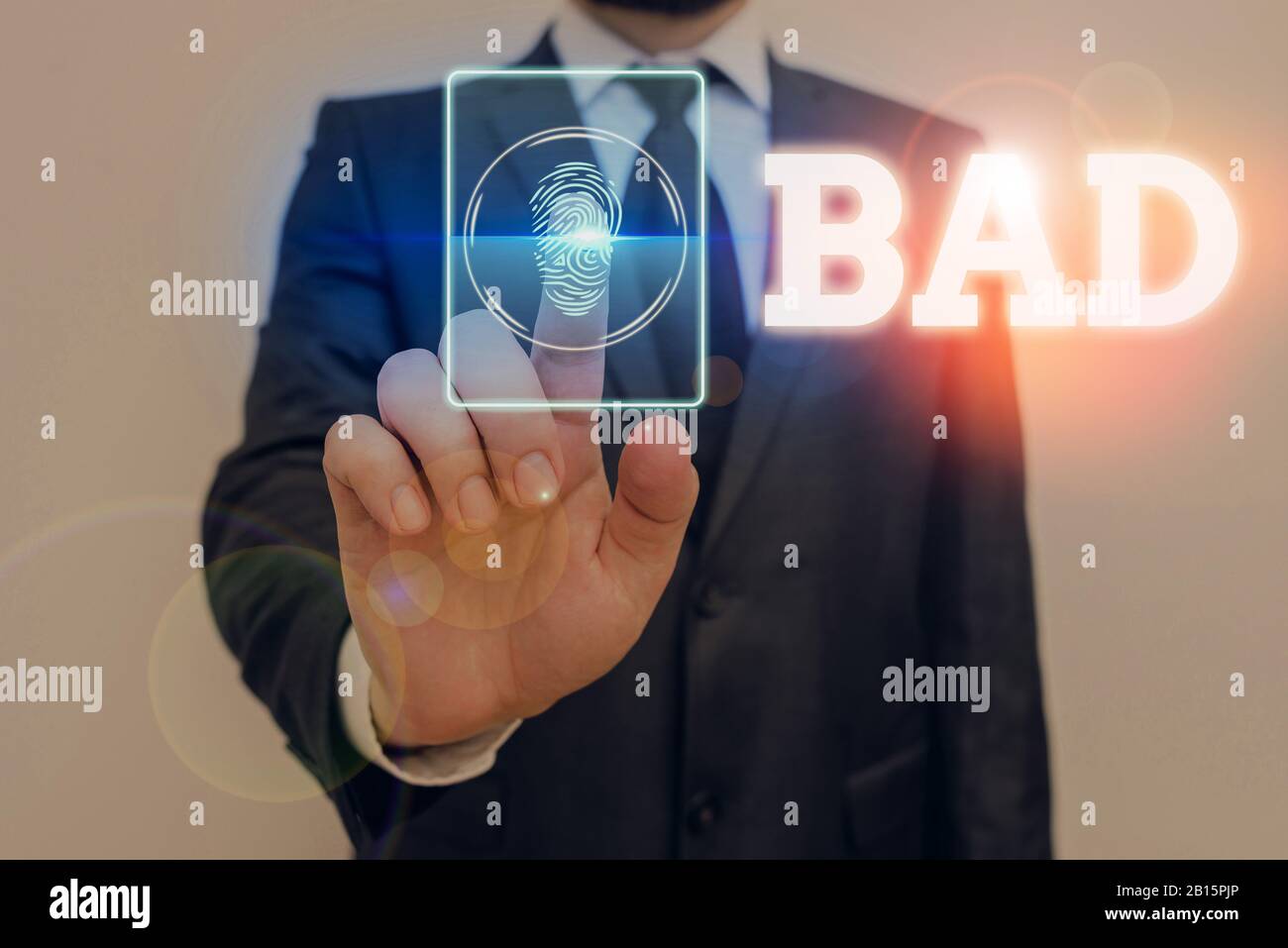 Handwriting text Bad. Conceptual photo Unpleasant things that happen to ...