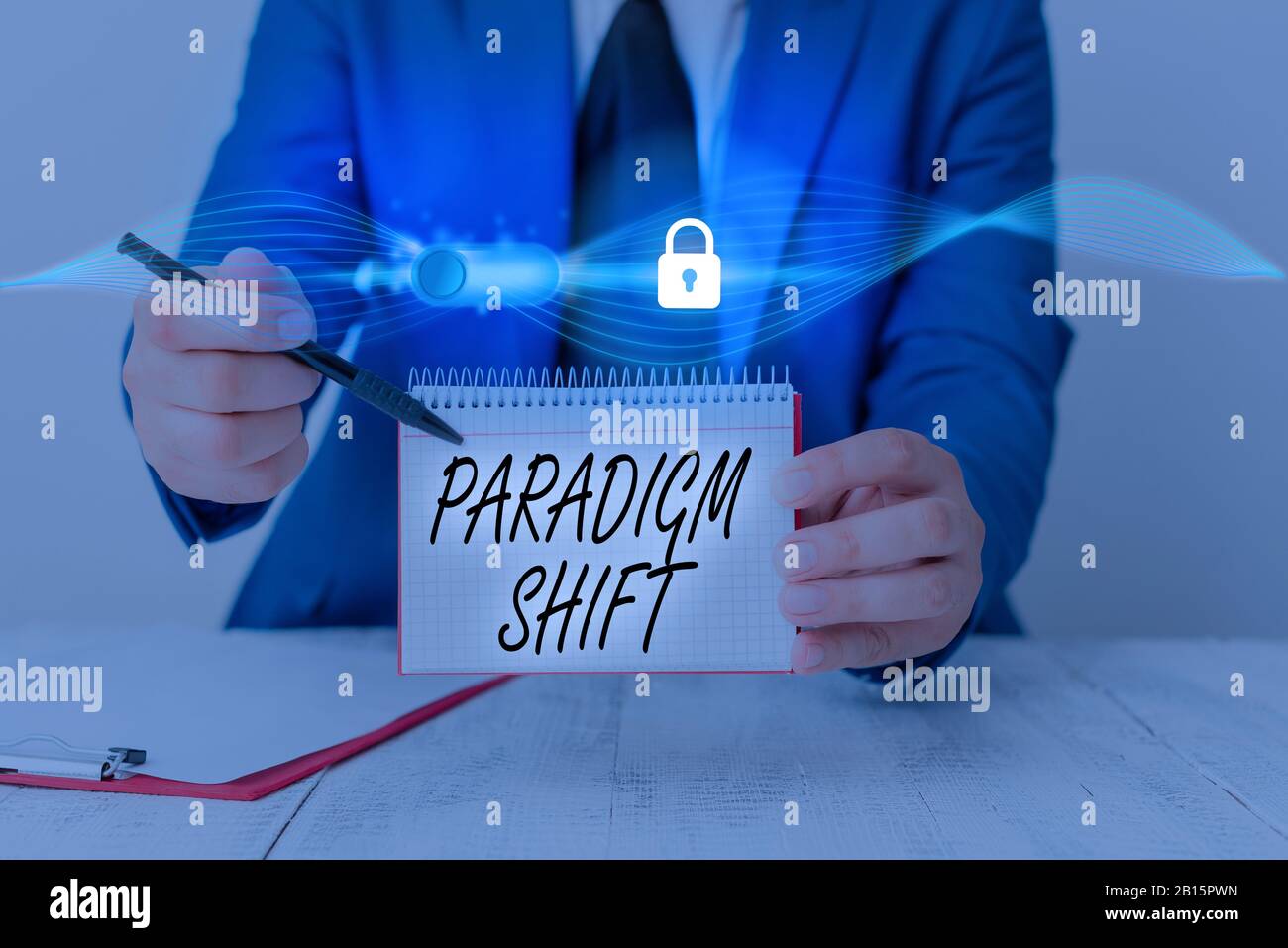 Handwriting text writing Paradigm Shift. Conceptual photo fundamental ...