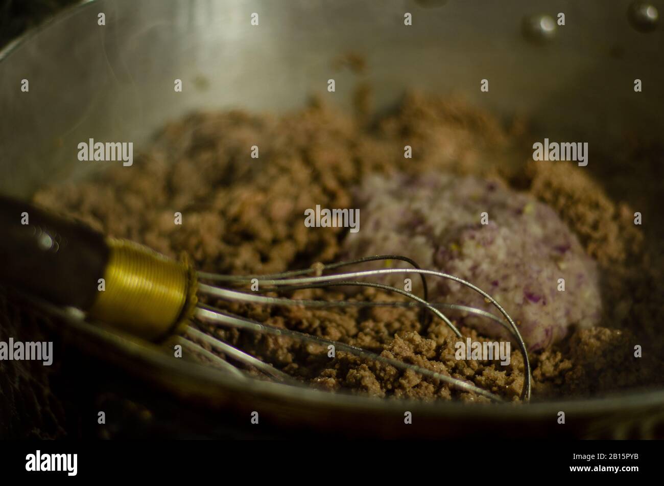 Mix meat pork beef restaurant hi-res stock photography and images - Alamy