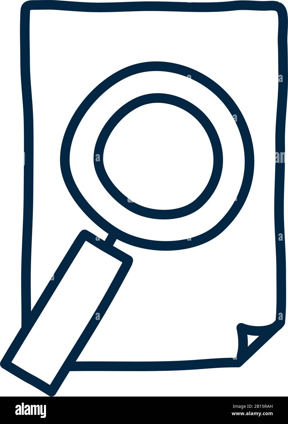 lupe and paper doodle line style icon design, Ornament sketch art ...