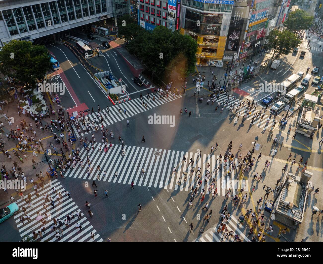 Birds eye view pedestrian crossing hi-res stock photography and images ...
