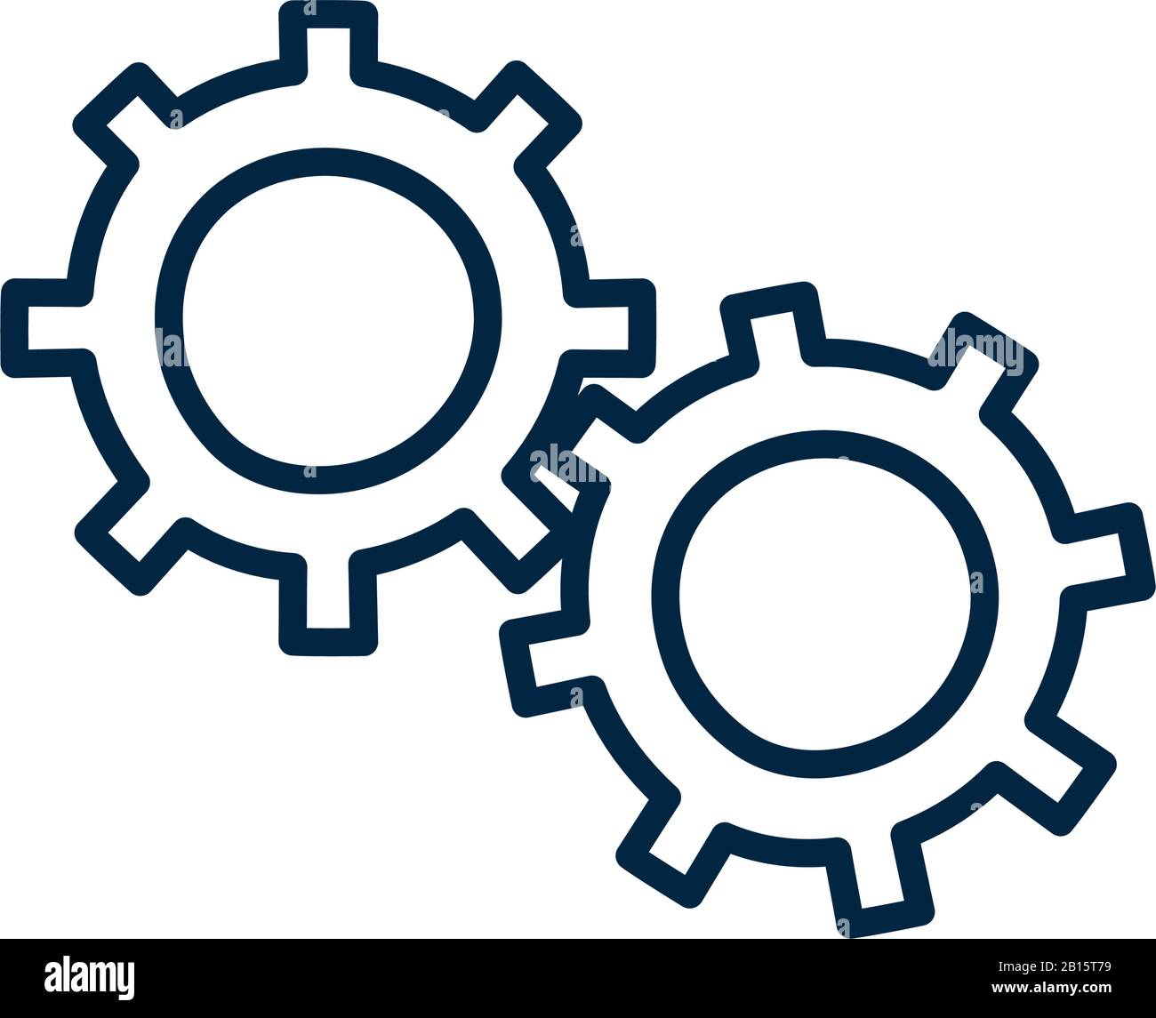 gears doodle line style icon design, Ornament sketch art drawing cute ...