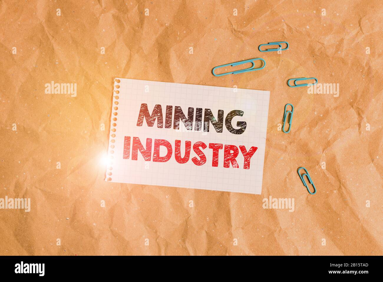 Conceptual hand writing showing Mining Industry. Concept meaning ...