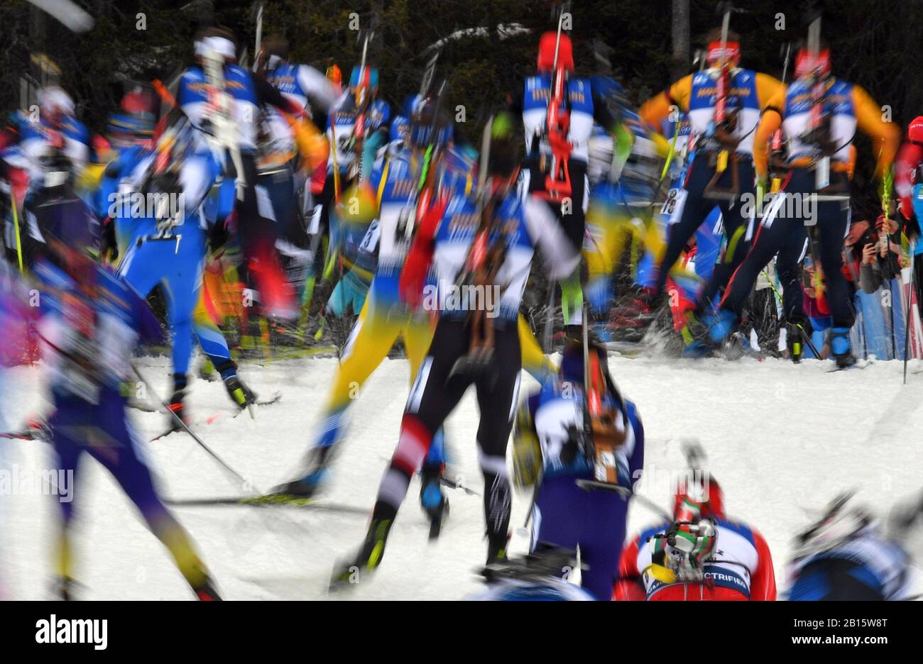 Track biathlon field hi-res stock photography and images - Alamy