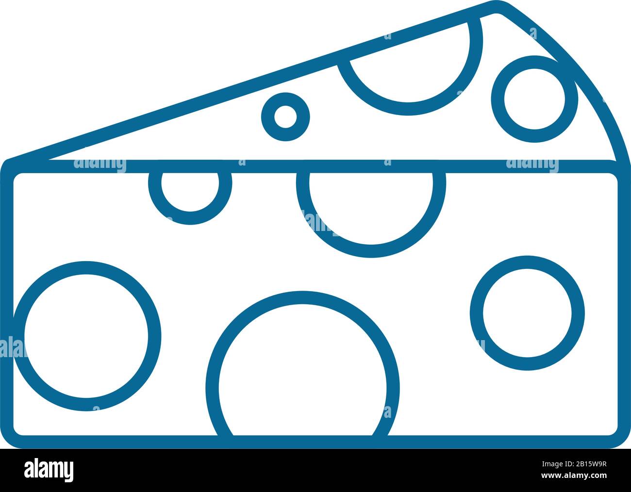 Cheese line style icon design, Eat food restaurant menu dinner lunch ...