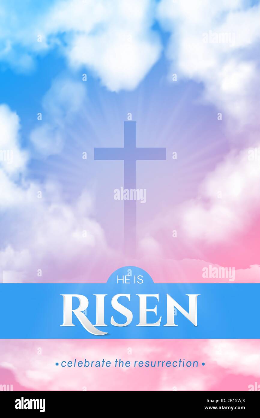Christian religious design for Easter celebration Stock Vector Image ...