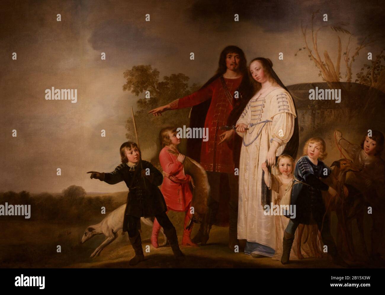 Family Portrait in a Landscape by Pieter Fransz de Grebber. Oil on ...