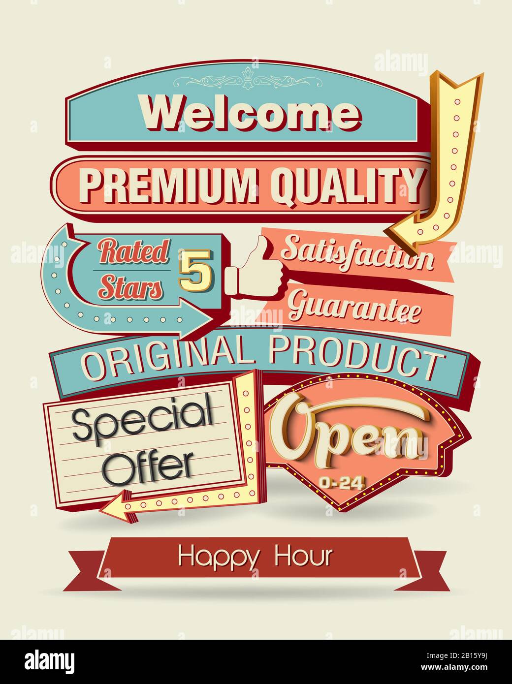 greeting label design vector illustration Stock Vector Image & Art - Alamy
