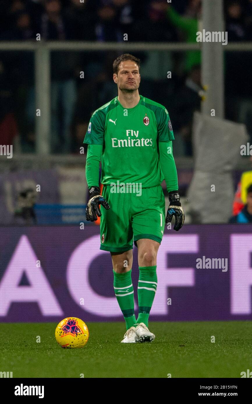 Asmir Begovic (Milan) during the Italian "Serie A" match between ...