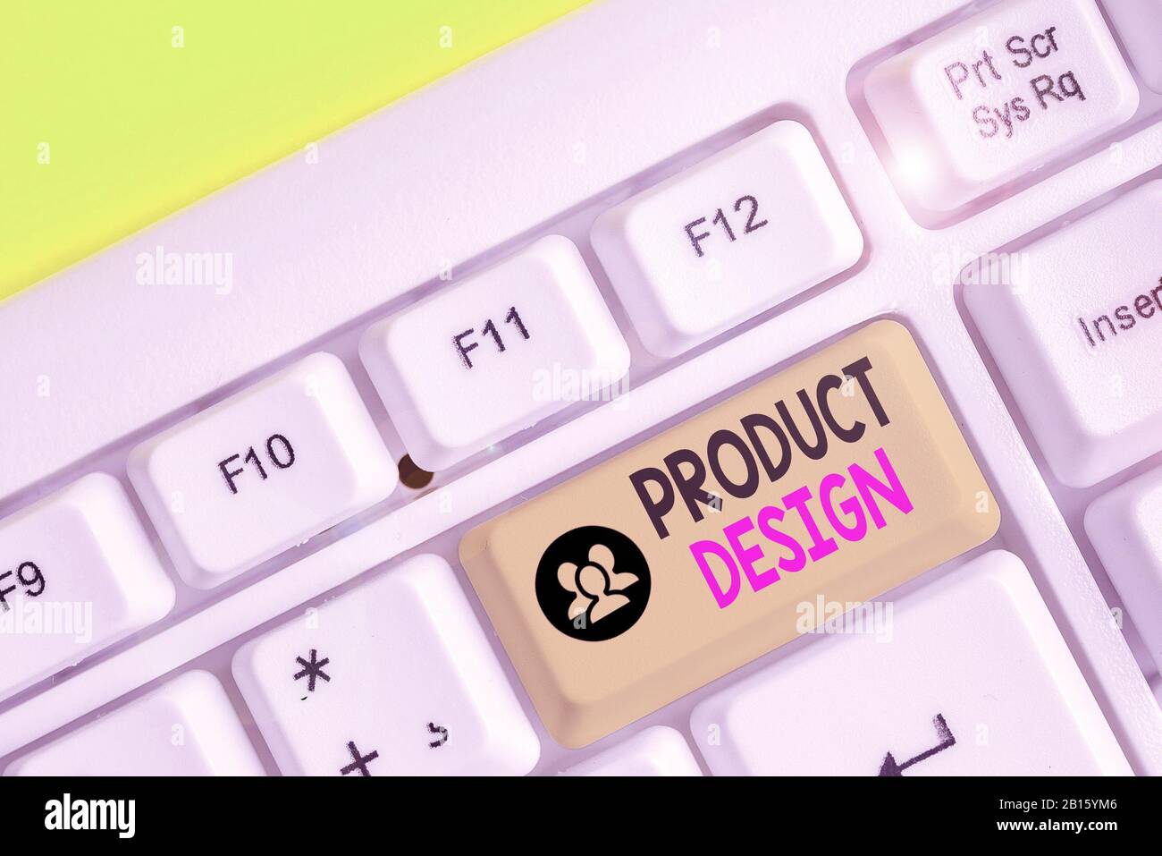 Handwriting text writing Product Design. Conceptual photo process of creating or improving a ...