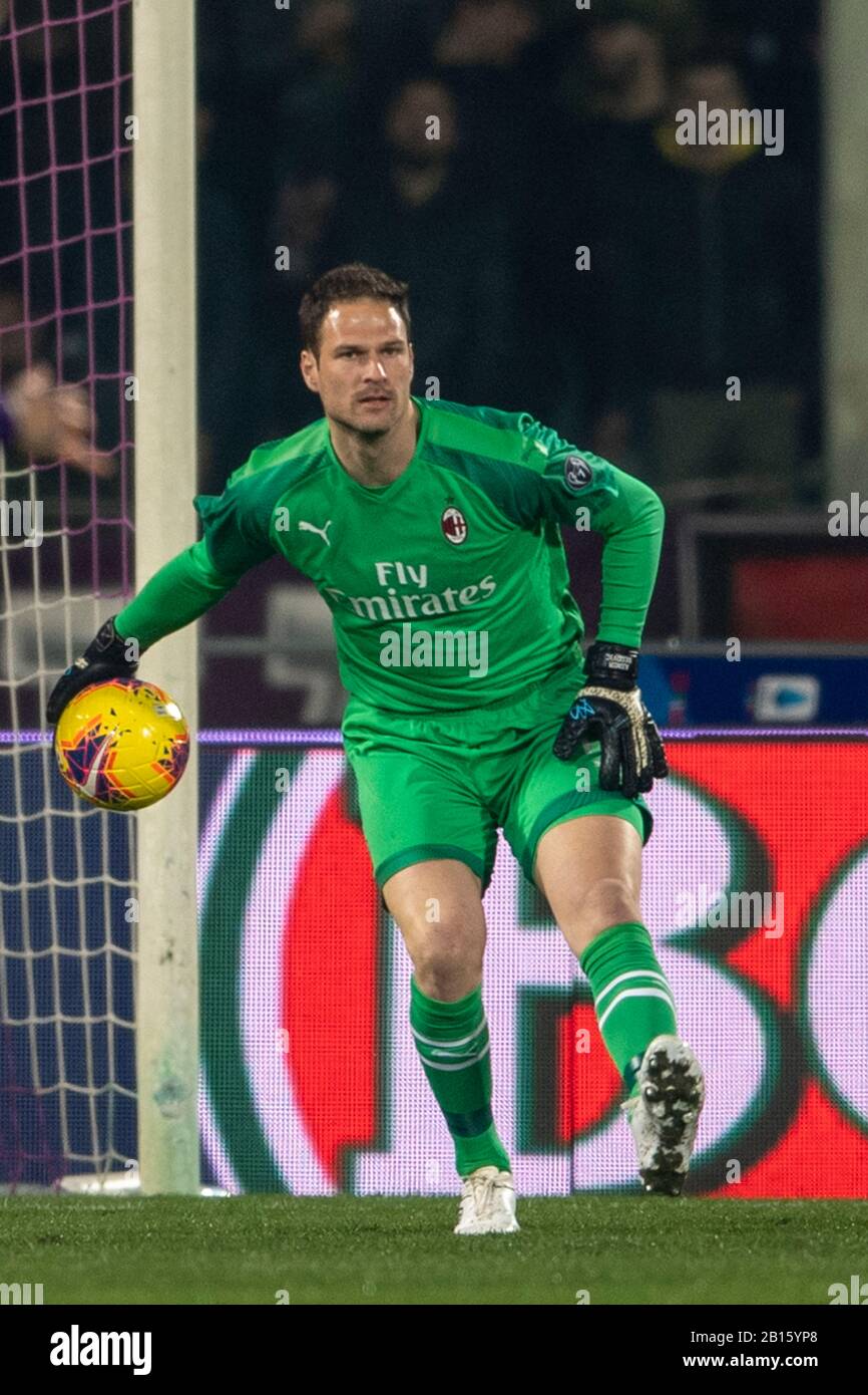Asmir Begovic (Milan) during the Italian "Serie A" match between ...