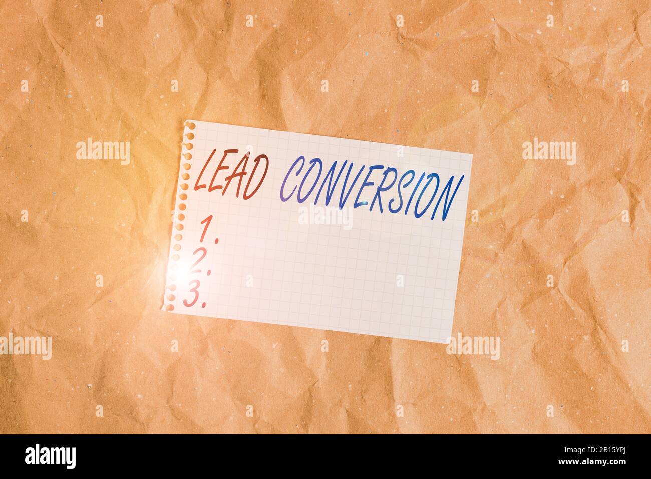 Text sign showing Lead Conversion. Business photo showcasing Process of ...