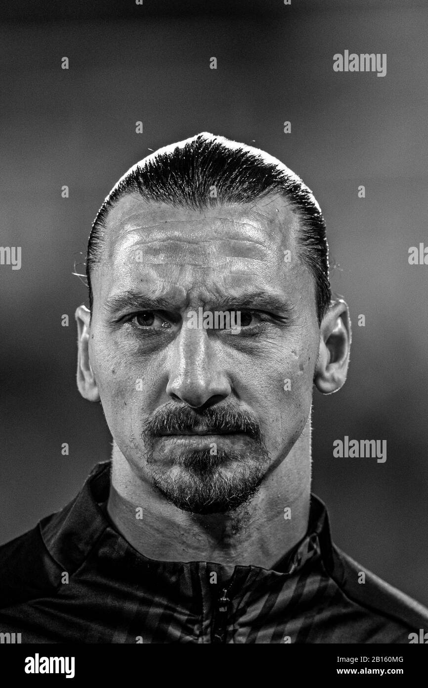 Ibrahimovic milan 2020 Black and White Stock Photos & Images - Alamy