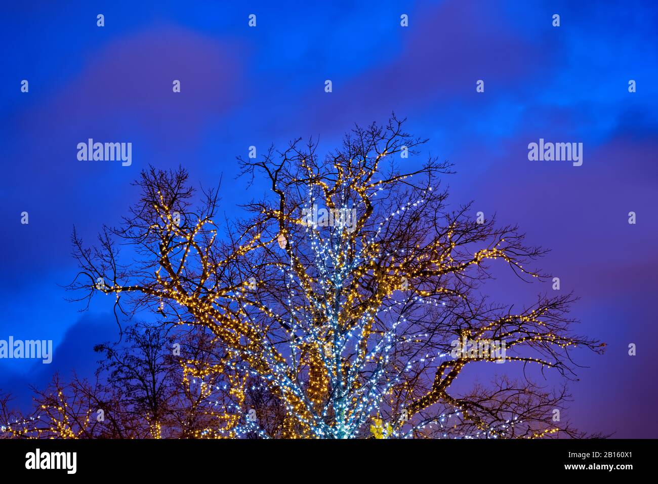Lighted night sky hi-res stock photography and images - Alamy