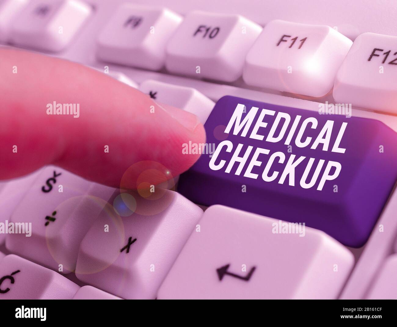Text sign showing Medical Checkup. Business photo showcasing medical ...