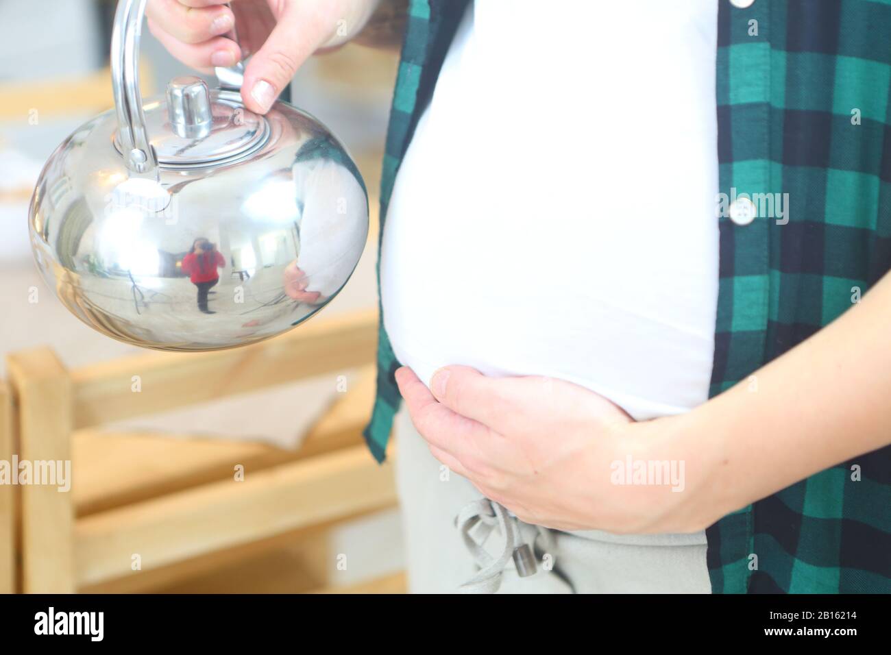 Girl pot belly hi-res stock photography and images - Alamy
