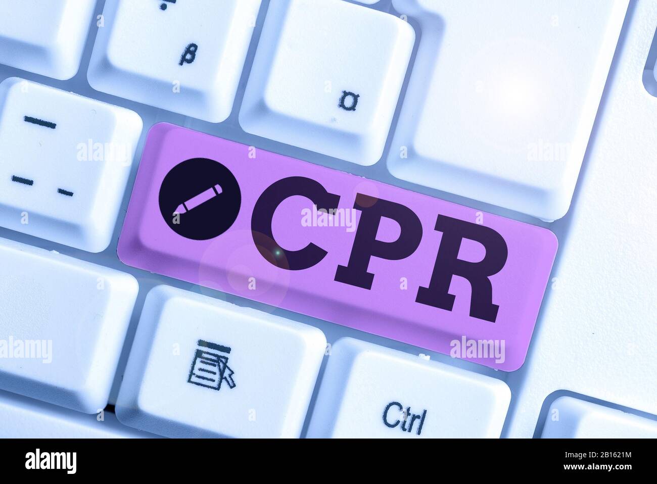 Conceptual hand writing showing Cpr. Concept meaning cardiopulmonary ...