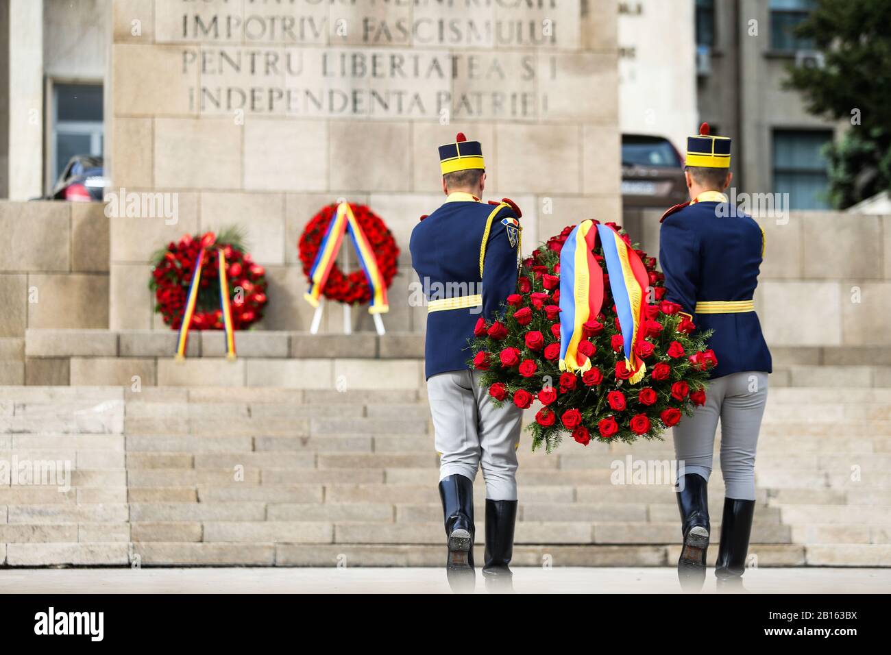 Bucharest, Romania - May 9, 2019: Michael the Brave 30th Guards Brigade ...