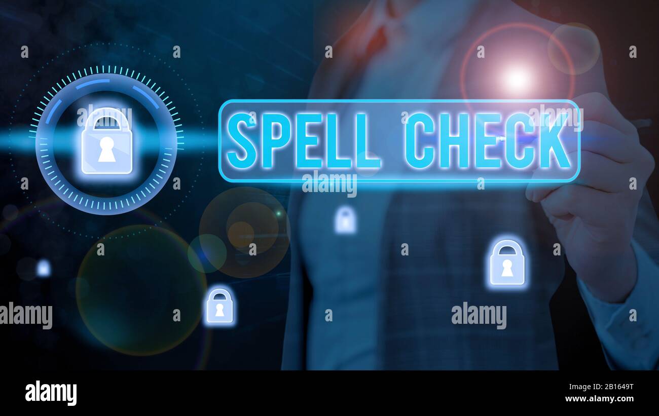 Word writing text Spell Check. Business photo showcasing to use a ... Word writing text Spell Check. Business photo showcasing to use a ...