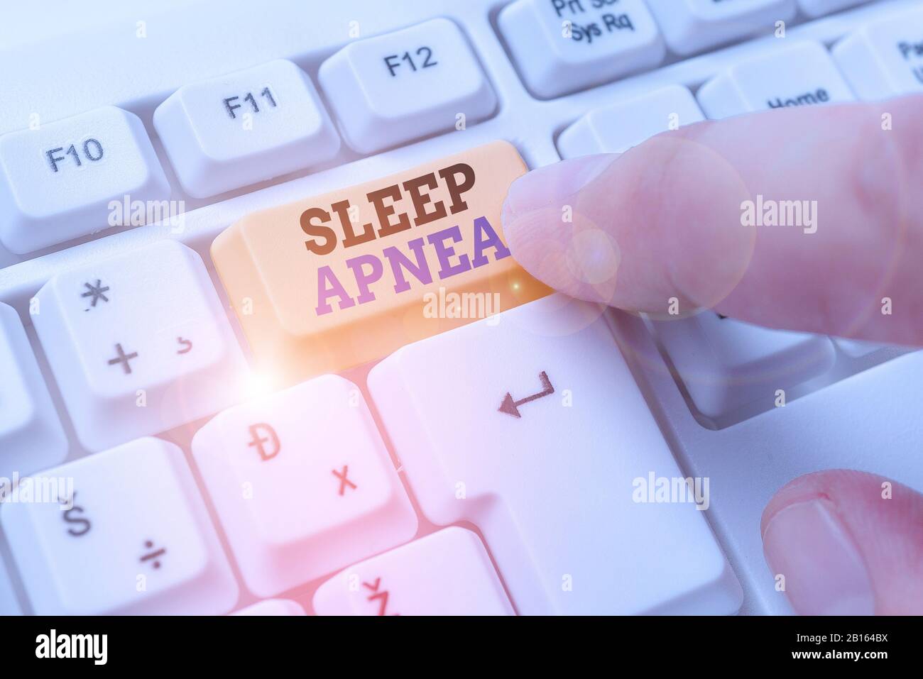 Word writing text Sleep Apnea. Business photo showcasing disorder which ...
